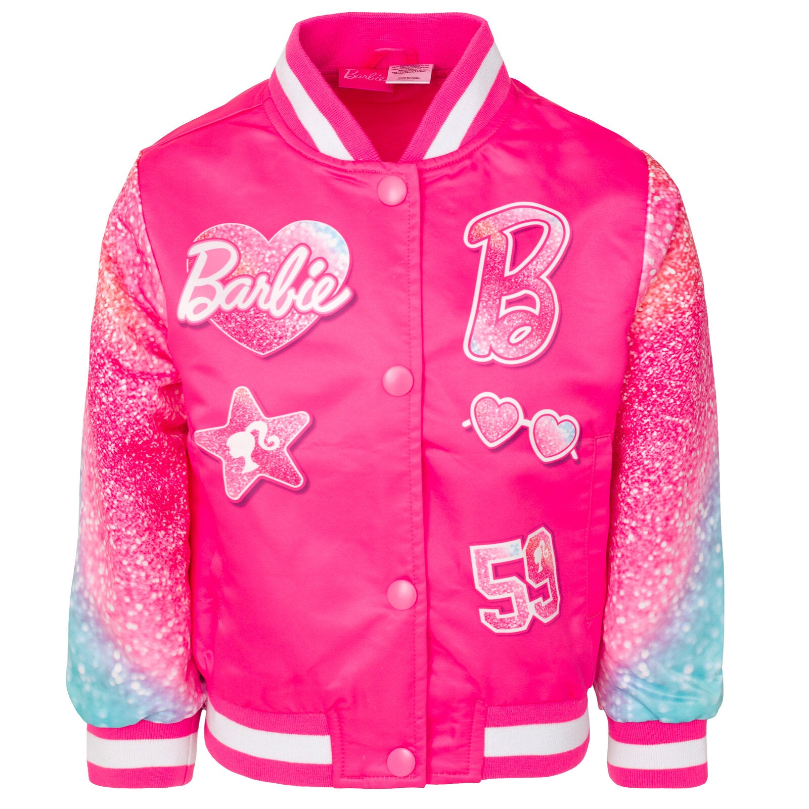 Barbie Varsity Bomber Jacket | FREE Shipping on Orders $50+ and Free ...