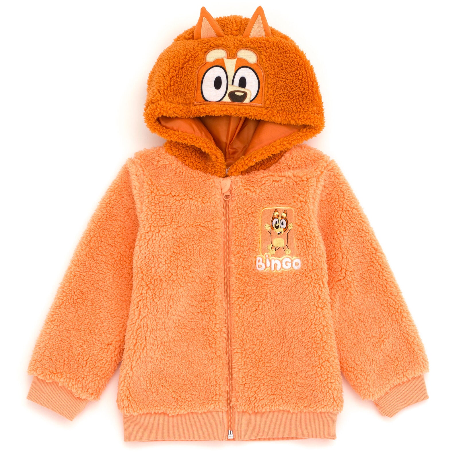 Bluey Bingo (Bluey) Cozy Sherpa Zip Up Cosplay Hoodie | imagikids Baby ...