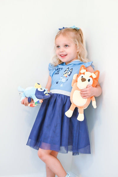 Bluey Mesh Cosplay Dress | imagikids Baby and Kids Clothing