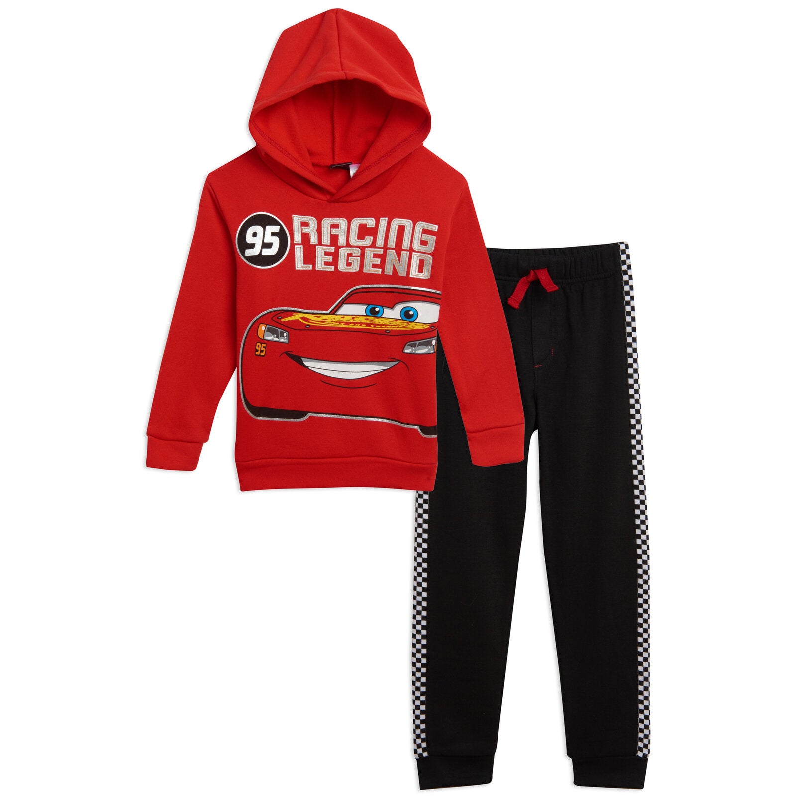 Cars Pixar Cars Lightning McQueen Hoodie and Pants Outfit Set ...