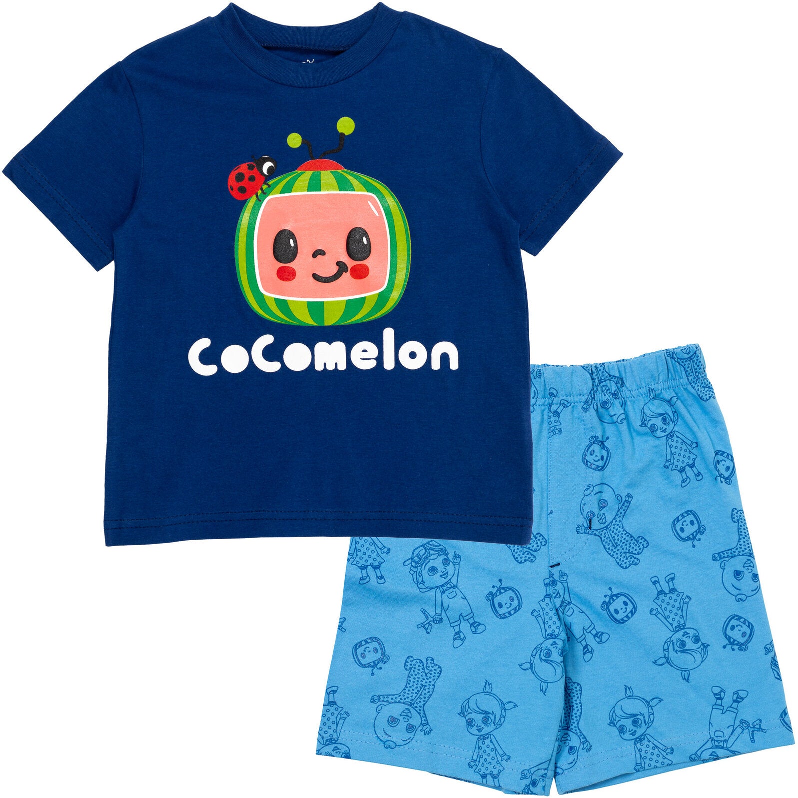 CoComelon T-Shirt and French Terry Shorts Outfit Set | imagikids Baby ...