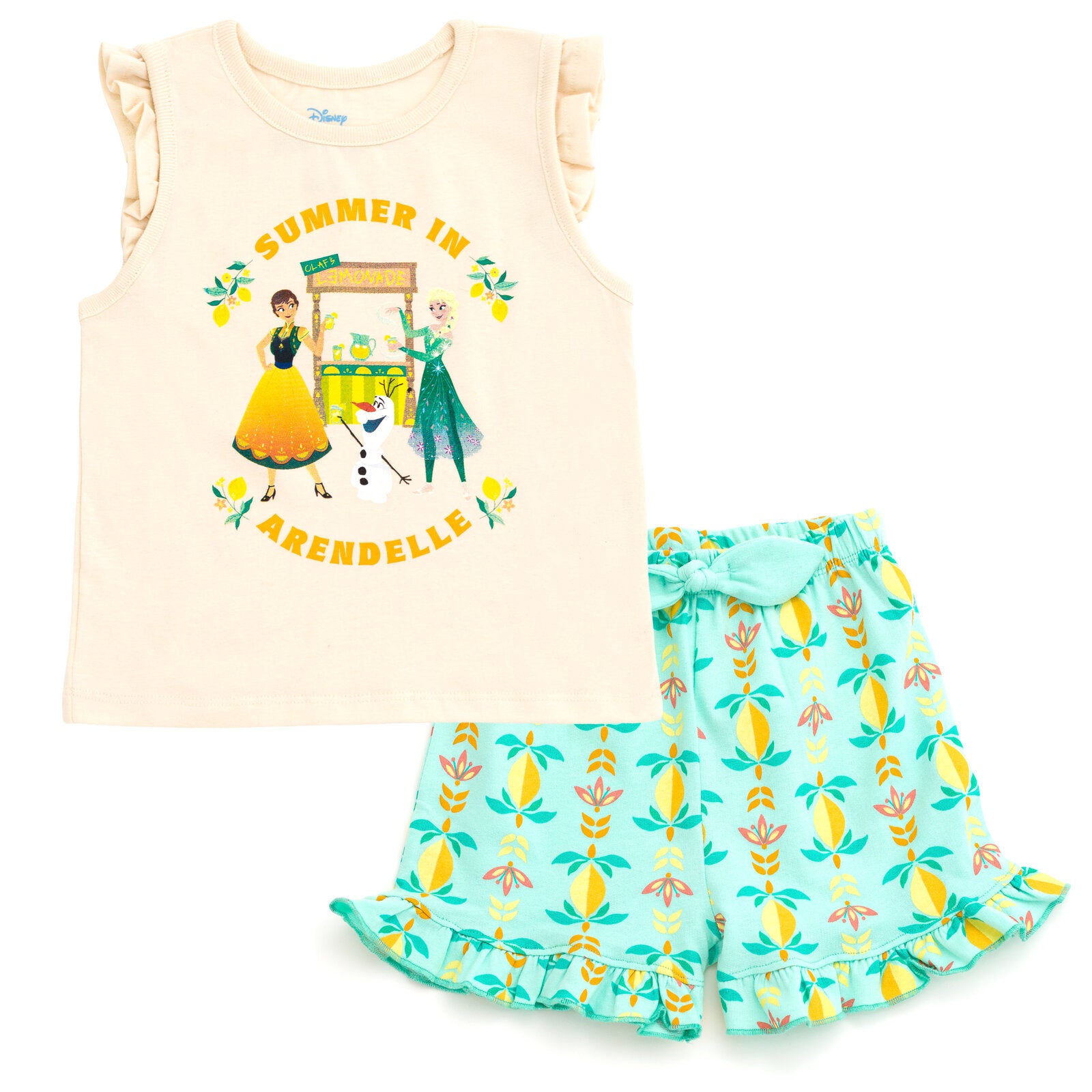 Disney Frozen Tank Top and French Terry Shorts Outfit Set | FREE ...