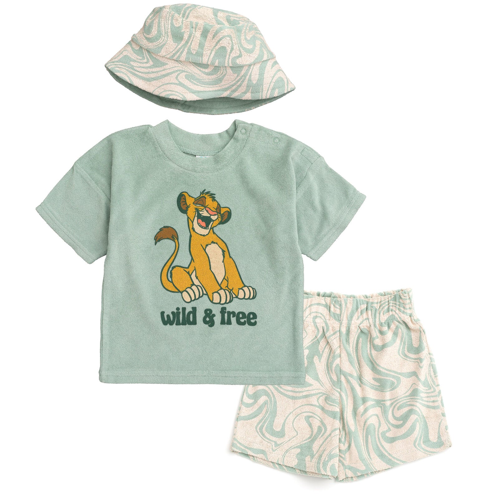 Disney Lion King Simba T-Shirt Shorts and Hat 3 Piece | imagikids Baby ...