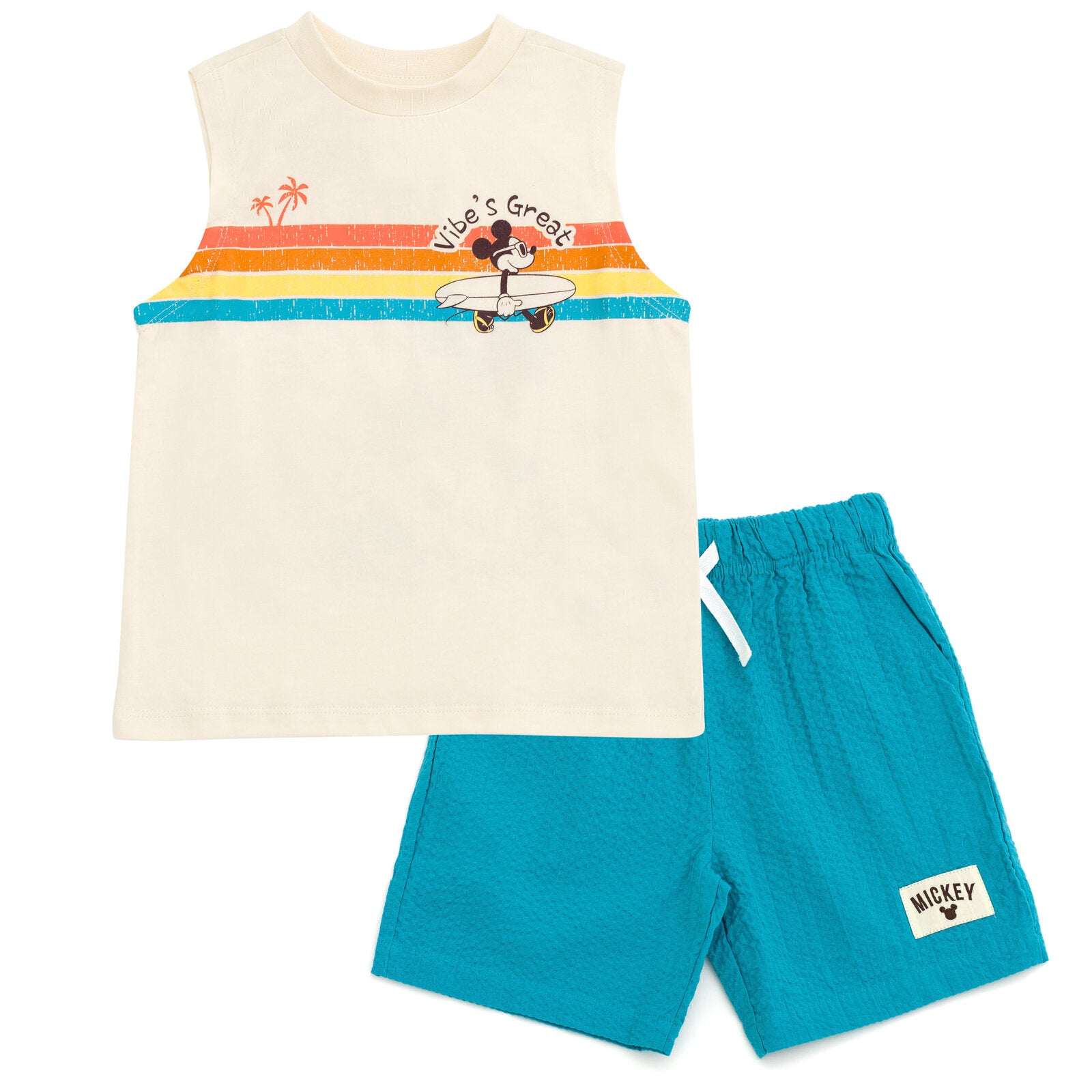 Disney Mickey Mouse Tank Top and Shorts Outfit Set | FREE Shipping on ...