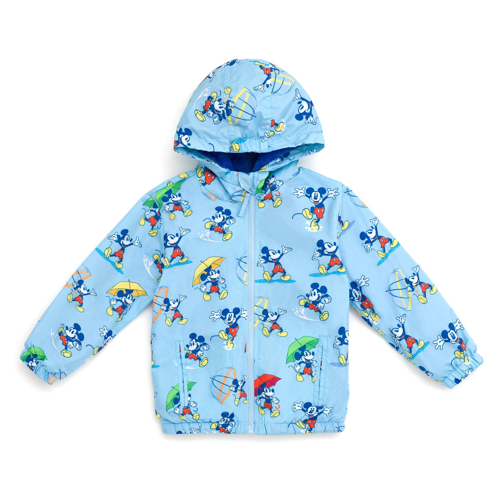 Disney Mickey Mouse Zip Up Waterproof Hooded Rain Jacket Coat | FREE ...