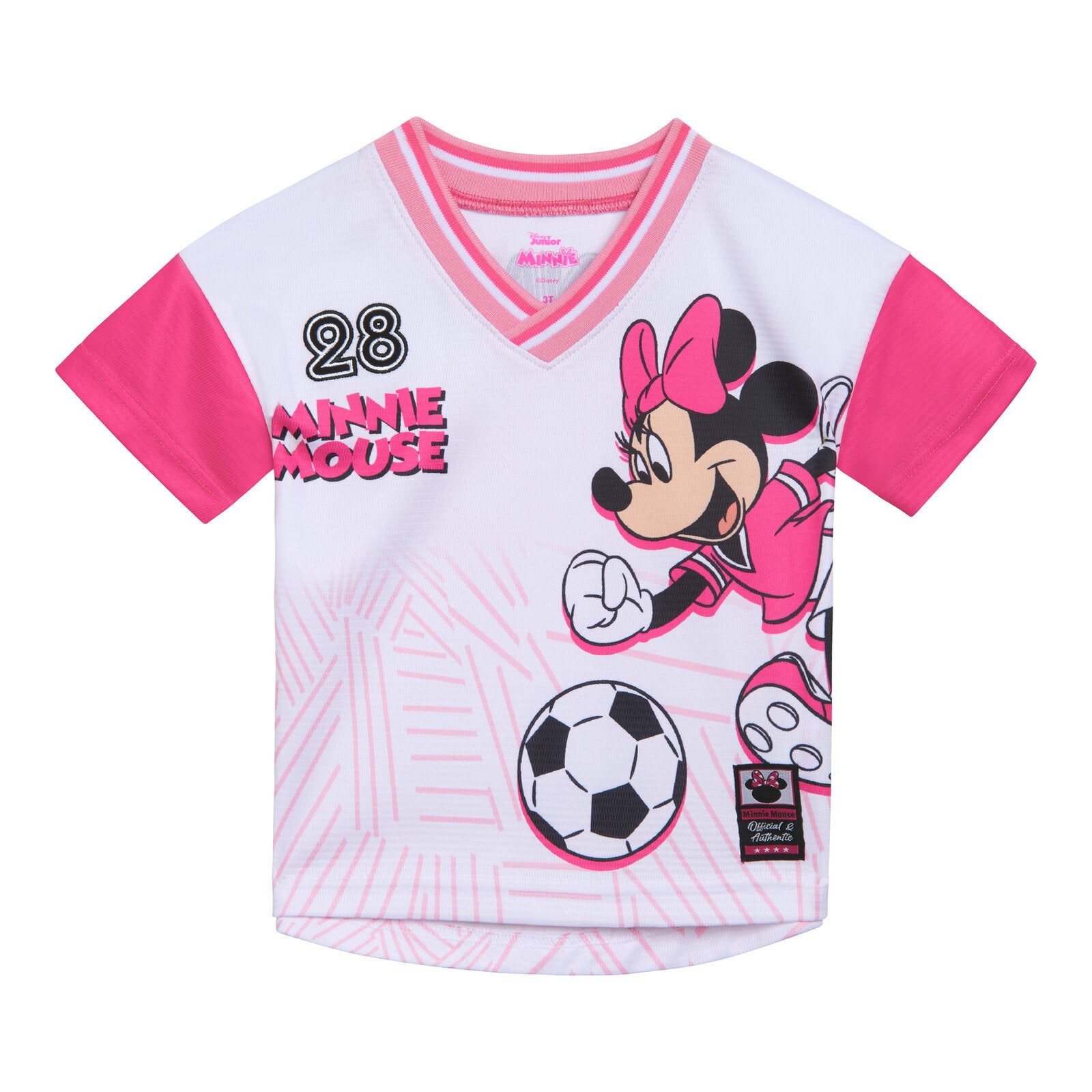 Disney Minnie Mouse Mesh Soccer Jersey T-Shirt | FREE Shipping on ...