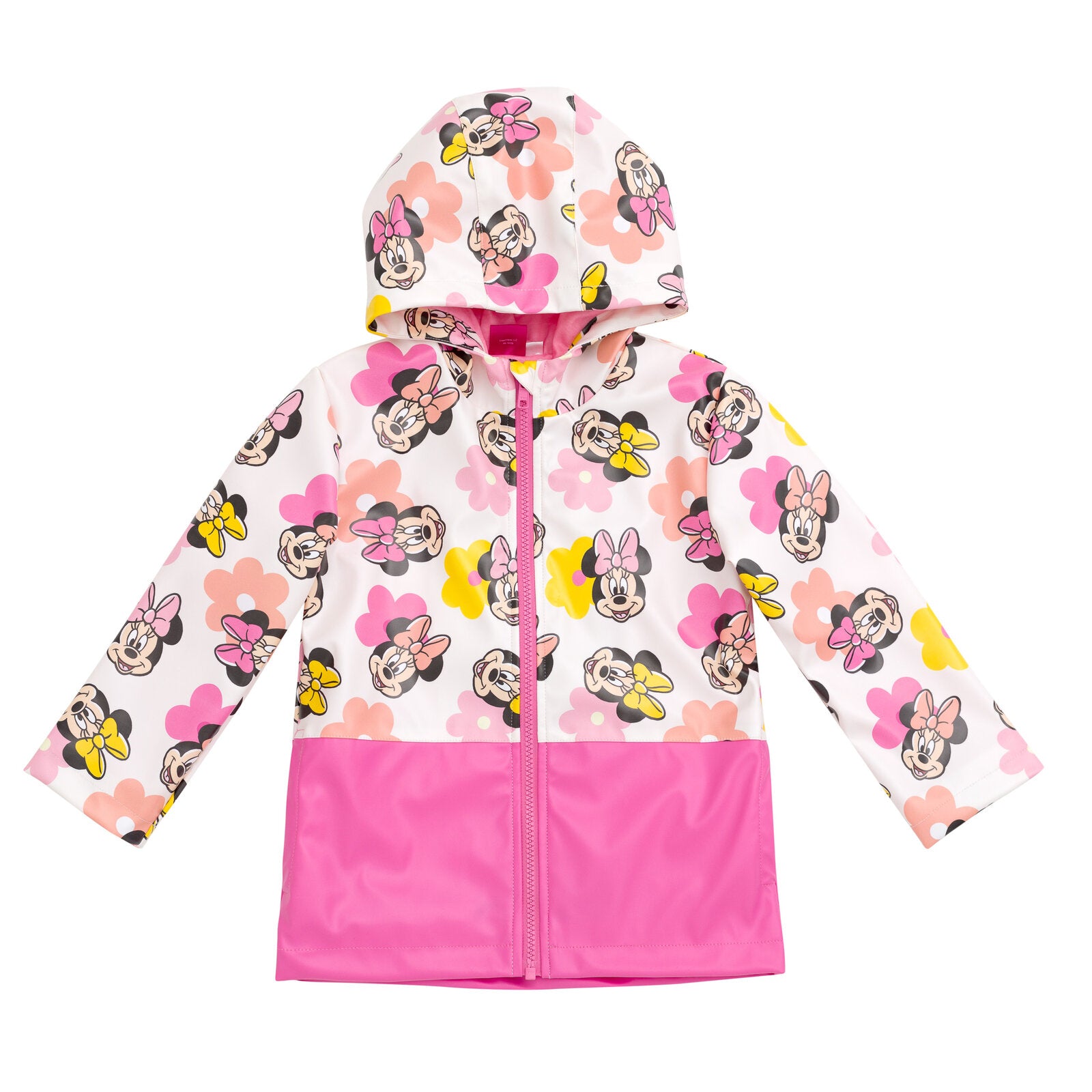 Disney Minnie Mouse Zip Up Waterproof Hooded Rain Jacket Coat | FREE ...