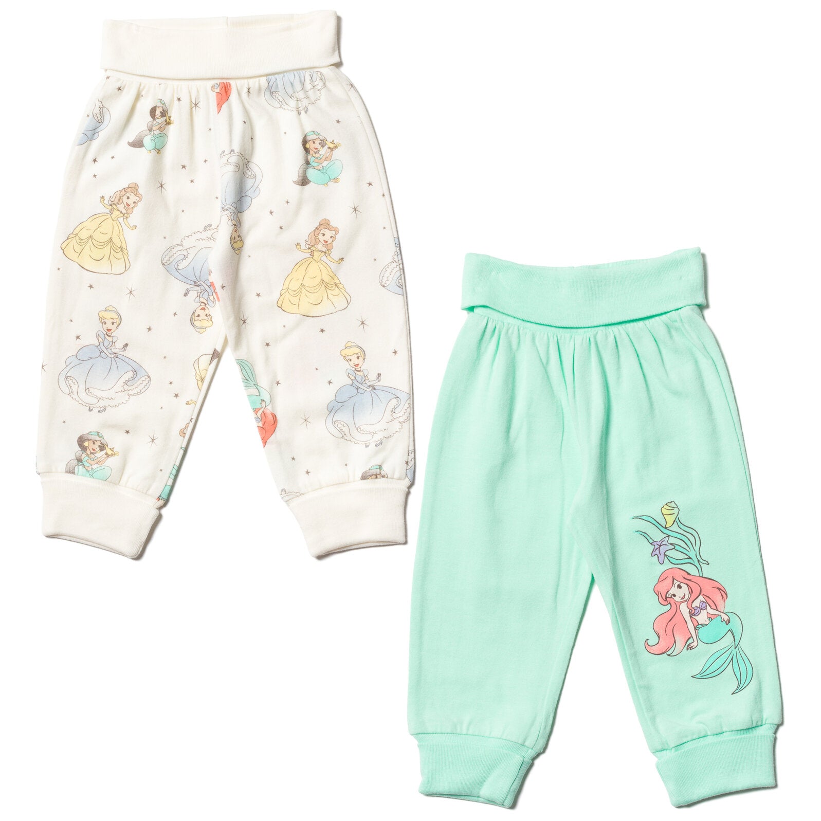 Disney Princess 2 Pack Pants made with Organic Cotton | imagikids Baby ...