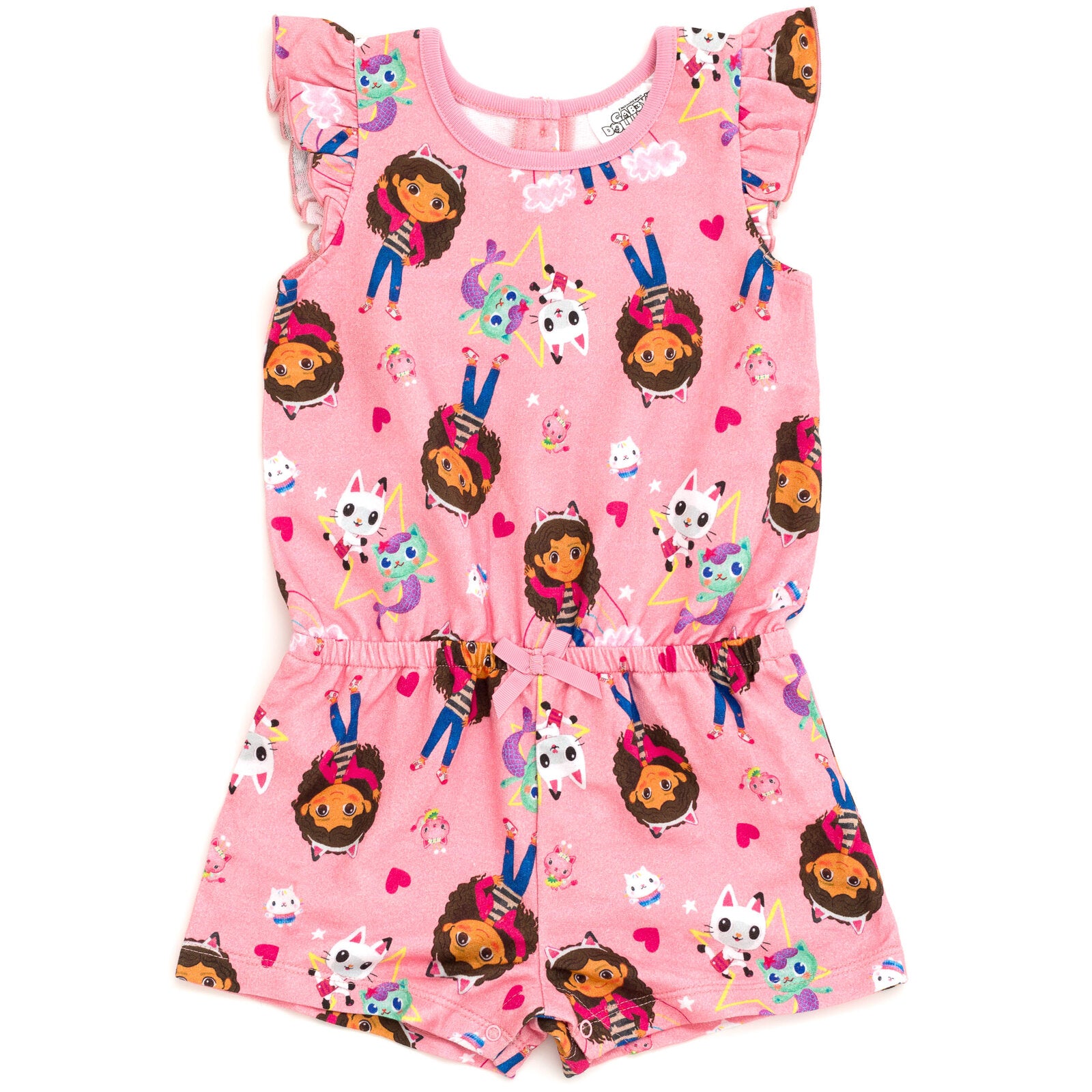 Dreamworks Gabby's Dollhouse French Terry Sleeveless Romper | FREE ...