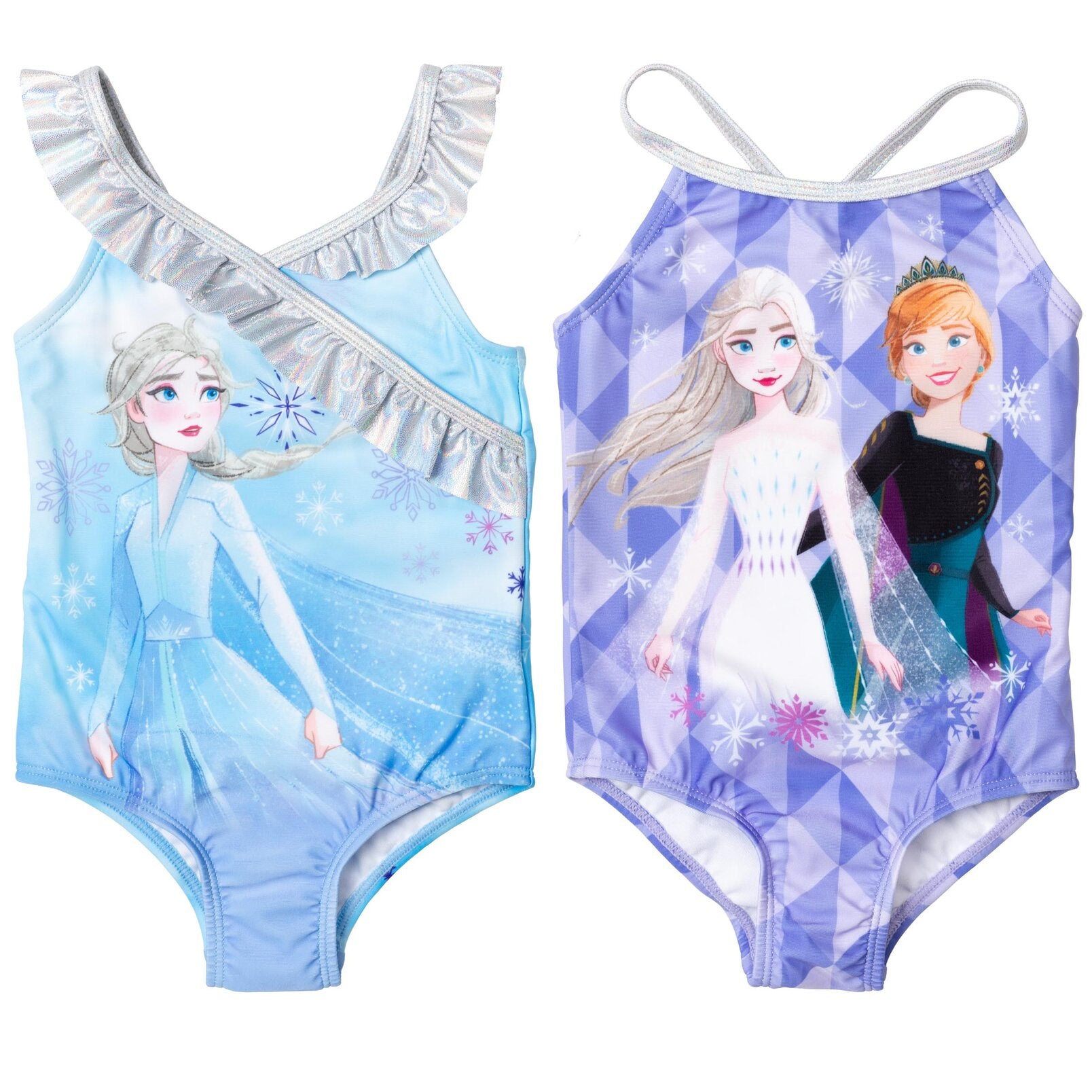 Frozen 2 Pack Crossover One Piece Bathing Suits | imagikids Baby and ...