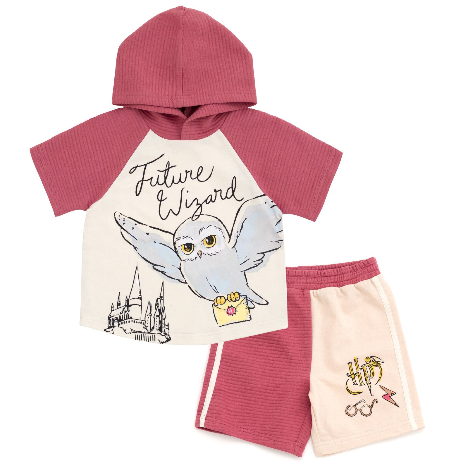 Harry Potter Hedwig Pullover Hoodie and French Terry Shorts | FREE ...