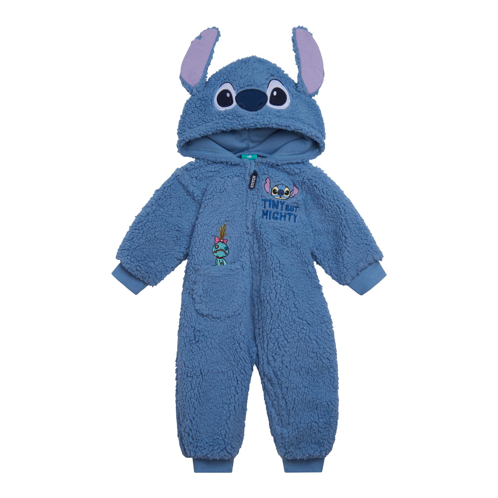 Lilo & Stitch Cozy Sherpa Zip Up Cosplay Coverall | FREE Shipping on ...