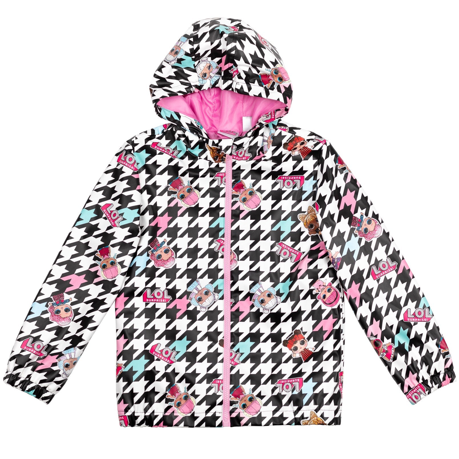 L.O.L. Surprise! Zip Up Waterproof Hooded Rain Jacket Coat | imagikids ...