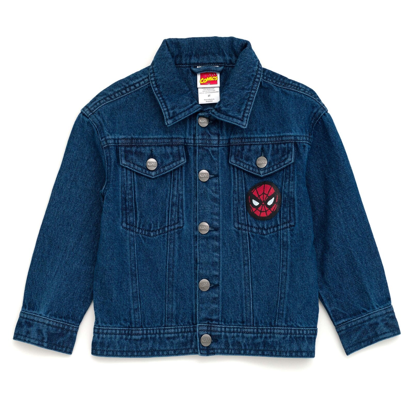 Marvel Spider-Man Denim Jacket | FREE Shipping on Orders $50+ and Free ...