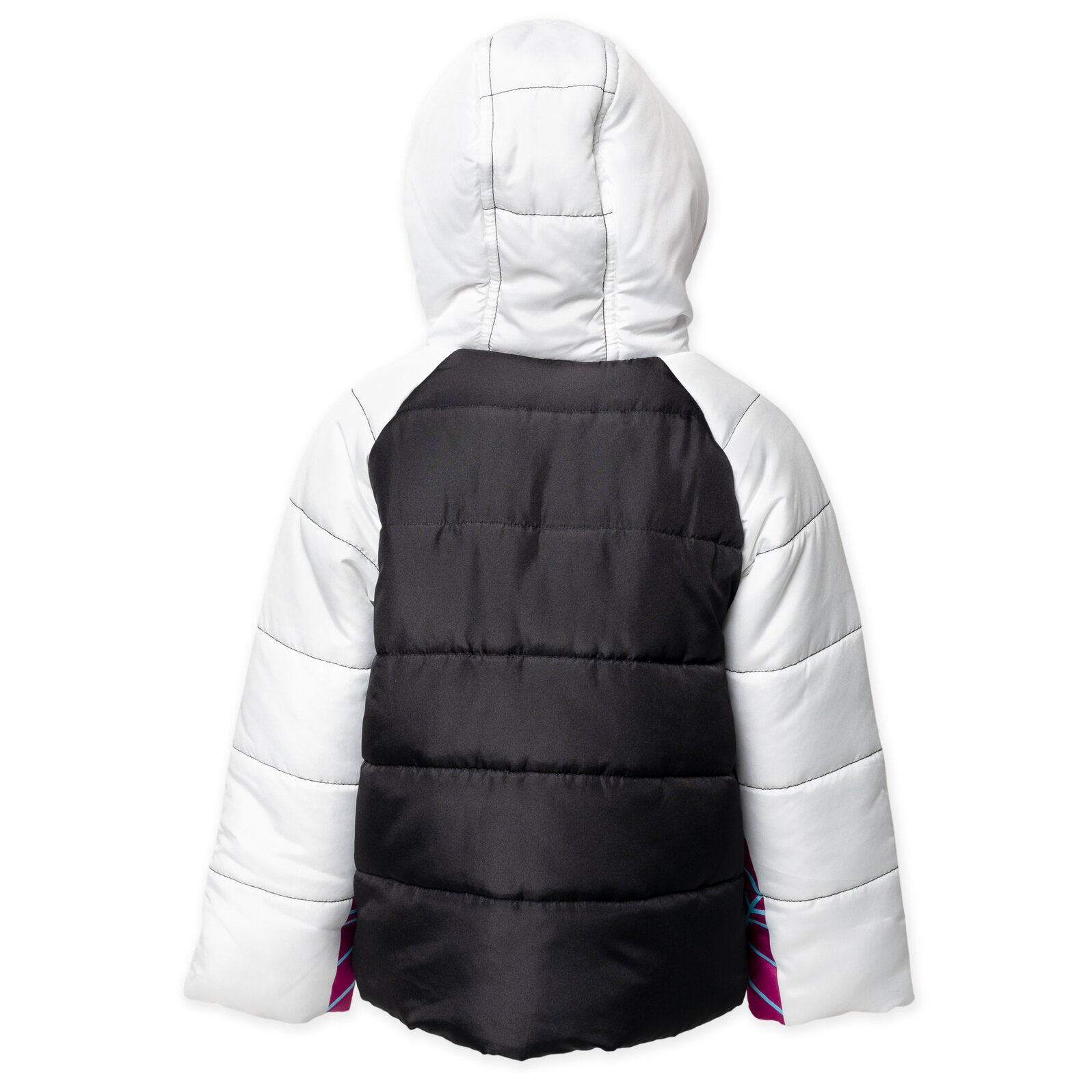 Marvel Spidey and His Amazing Friends Ghost-Spider Zip Up Puffer Jacket ...