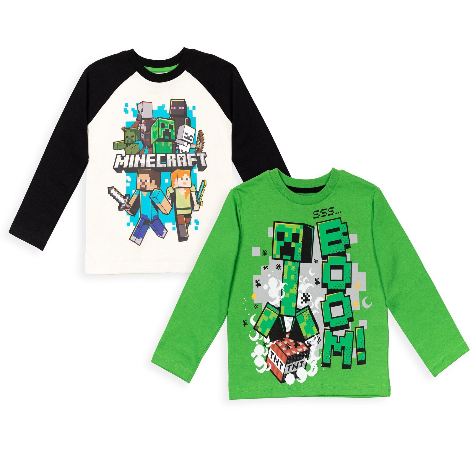 Minecraft 2 Pack Long Sleeve T-Shirts | imagikids Baby and Kids Clothing