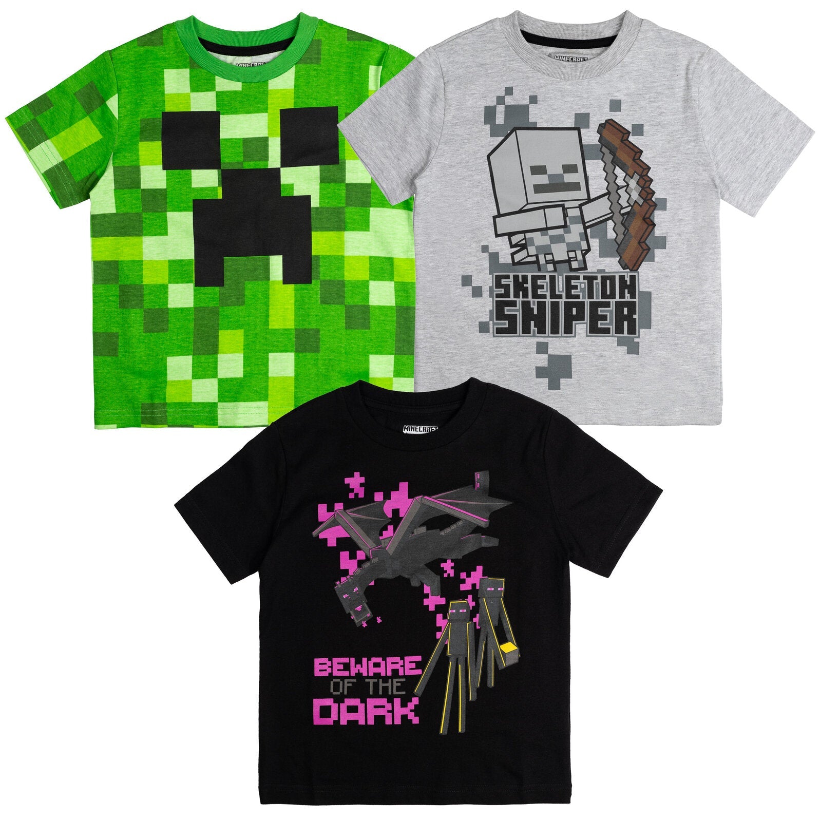 Minecraft 3 Pack T-Shirts | imagikids Baby and Kids Clothing