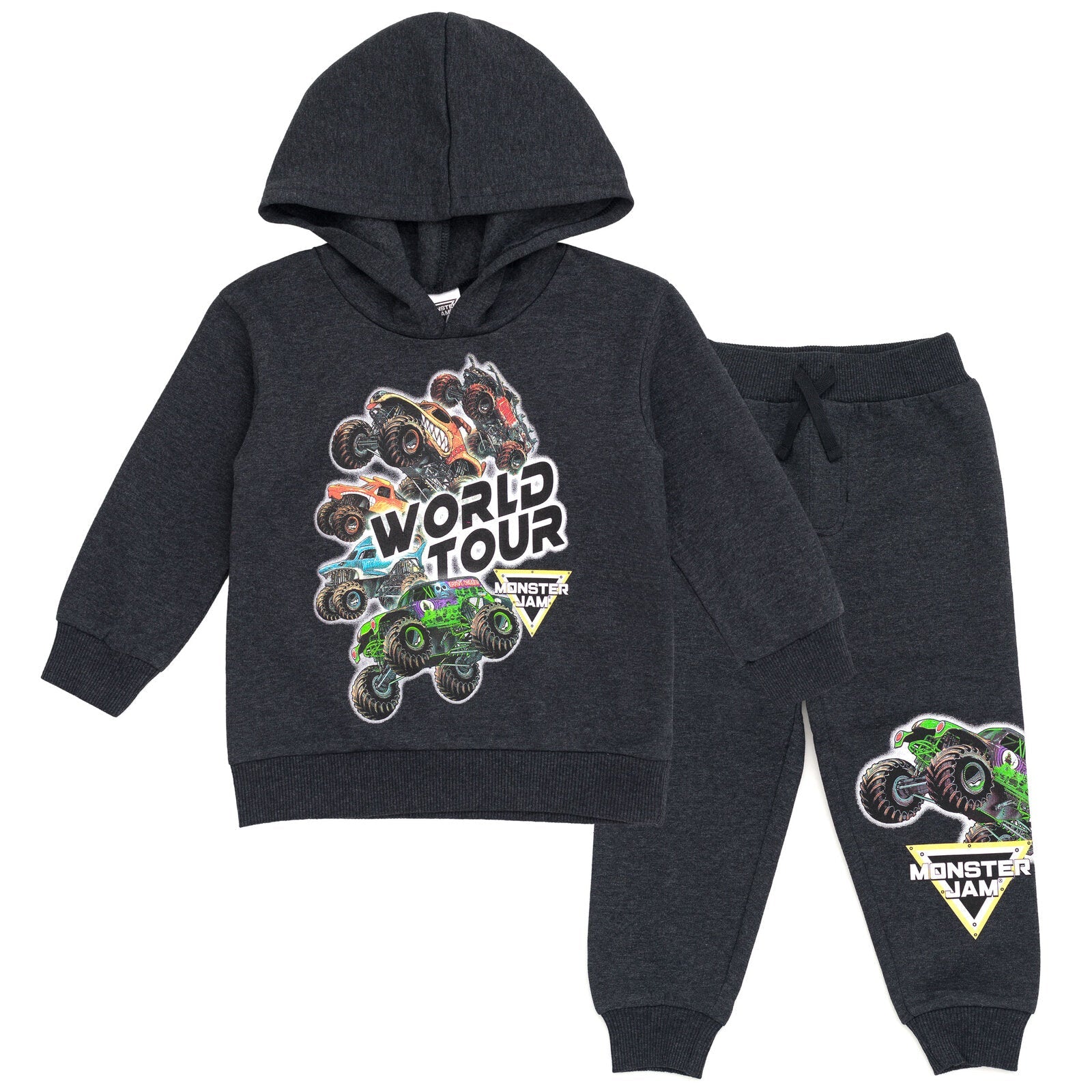 Monster Jam Fleece Pullover Hoodie and Pants Outfit Set | imagikids ...