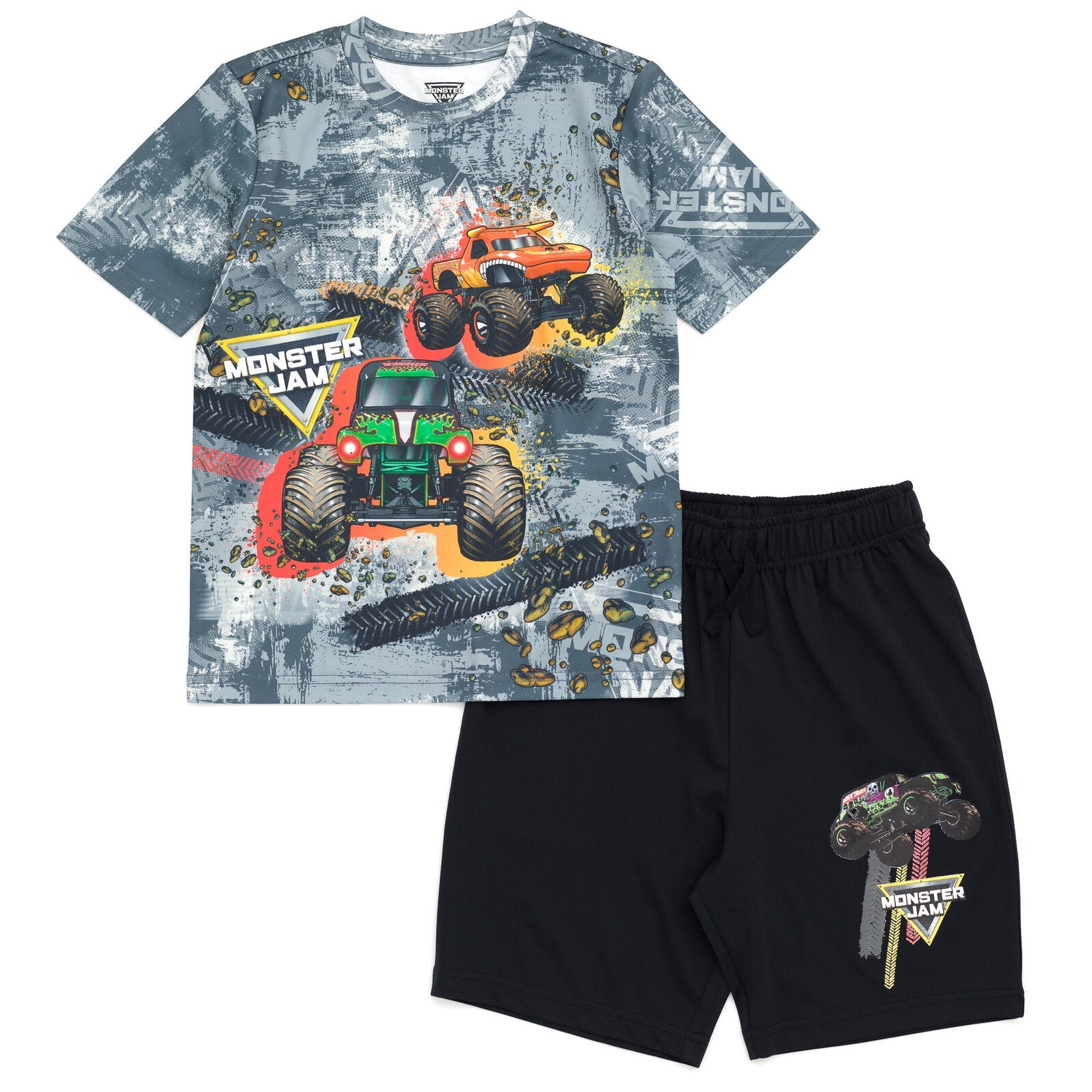 Monster Jam T-Shirt and Shorts Outfit Set | imagikids Baby and Kids ...