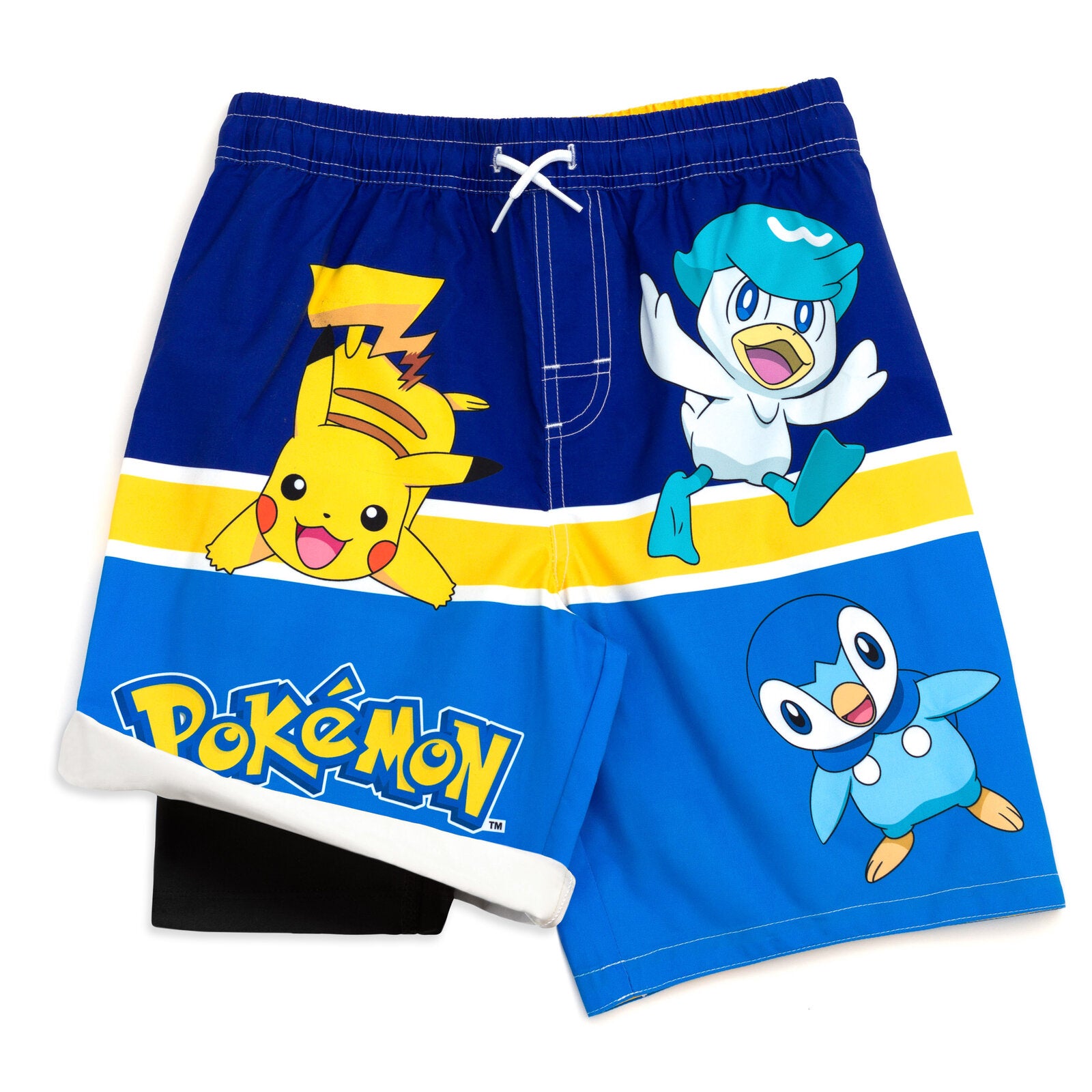 Pokemon Pikachu Compression UPF 50+ Swim Trunks Bathing Suit | FREE ...