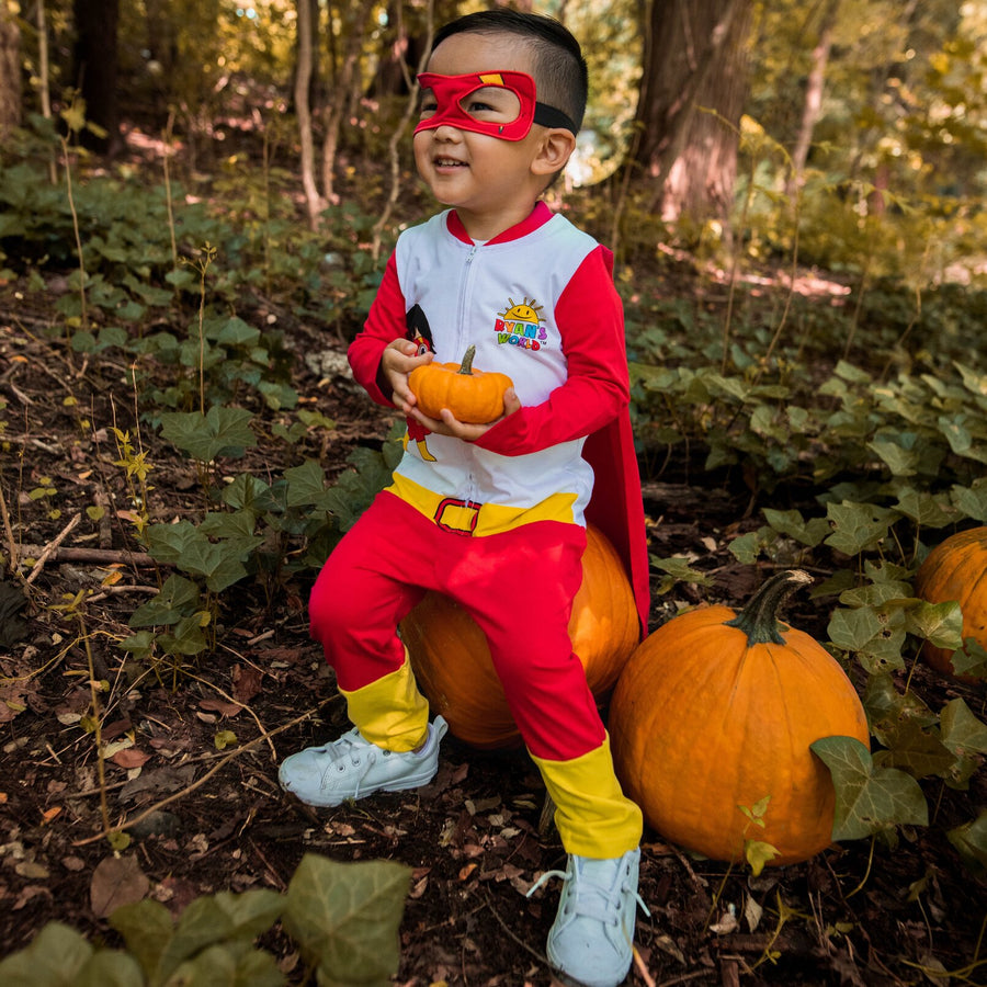 RYANS WORLD Ryan's World Baby Boys 3 Piece Costume Set: Coverall Cape ...