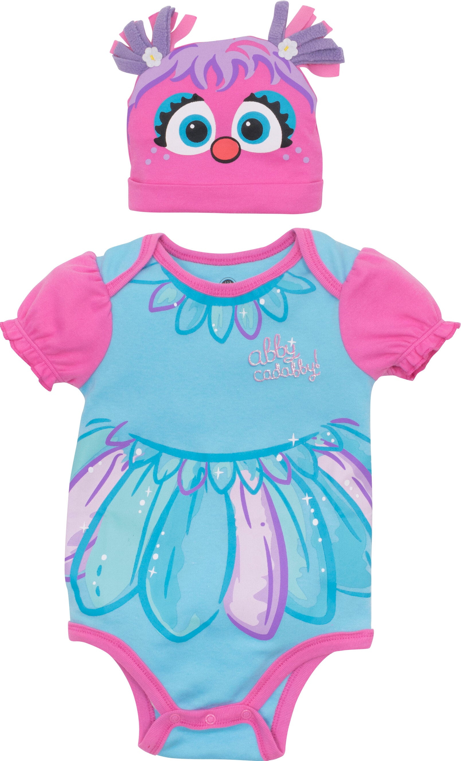 Sesame Street Abby Cadabby Costume Bodysuit and Hat Set | imagikids ...
