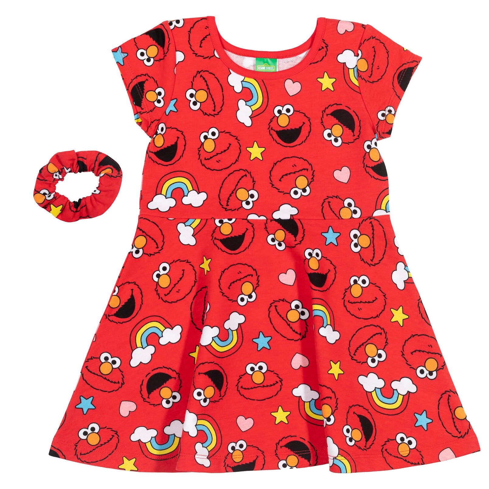 Sesame Street Elmo Dress and Scrunchie | imagikids Baby and Kids Clothing