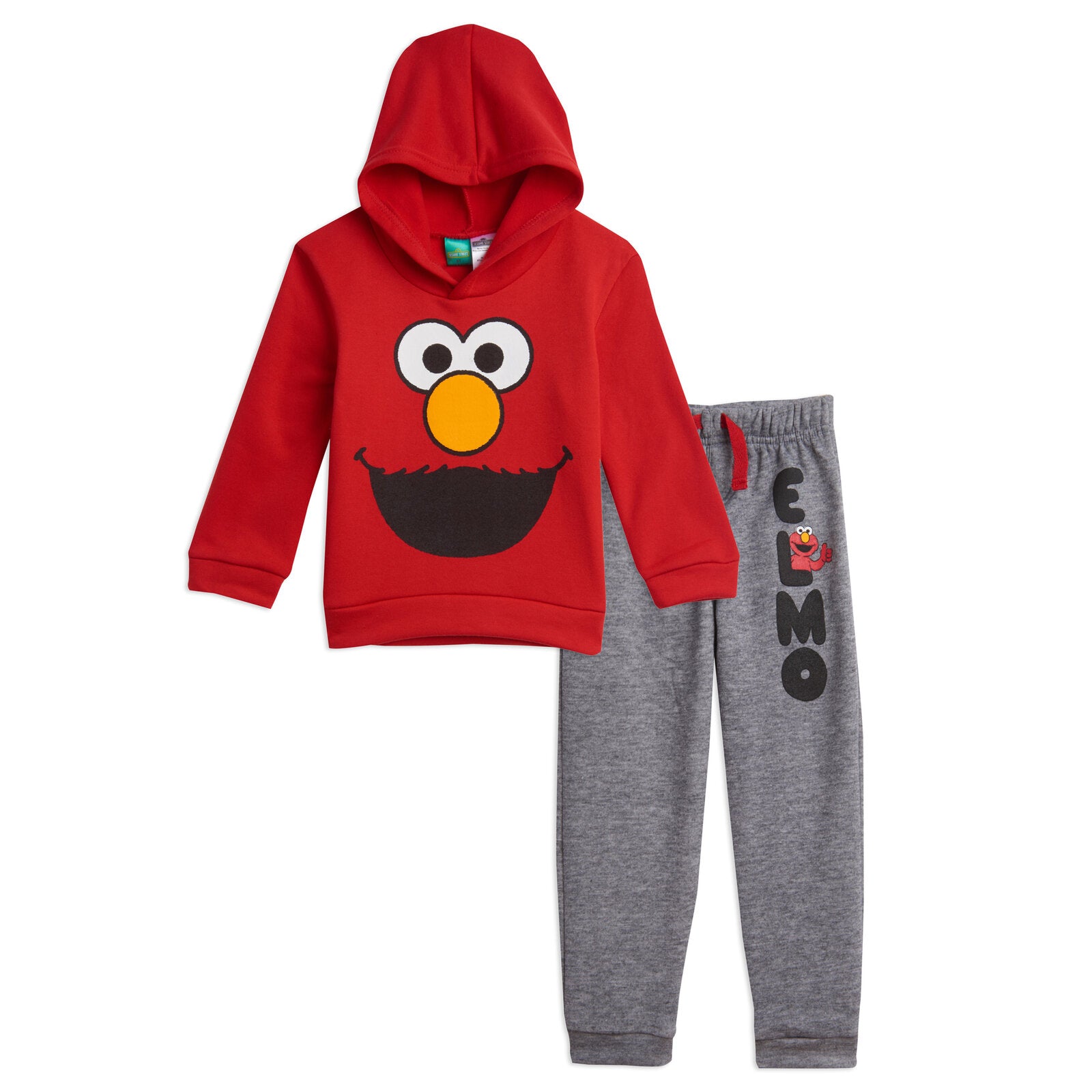 Sesame Street Elmo Hoodie and Pants Outfit Set | imagikids Baby and ...