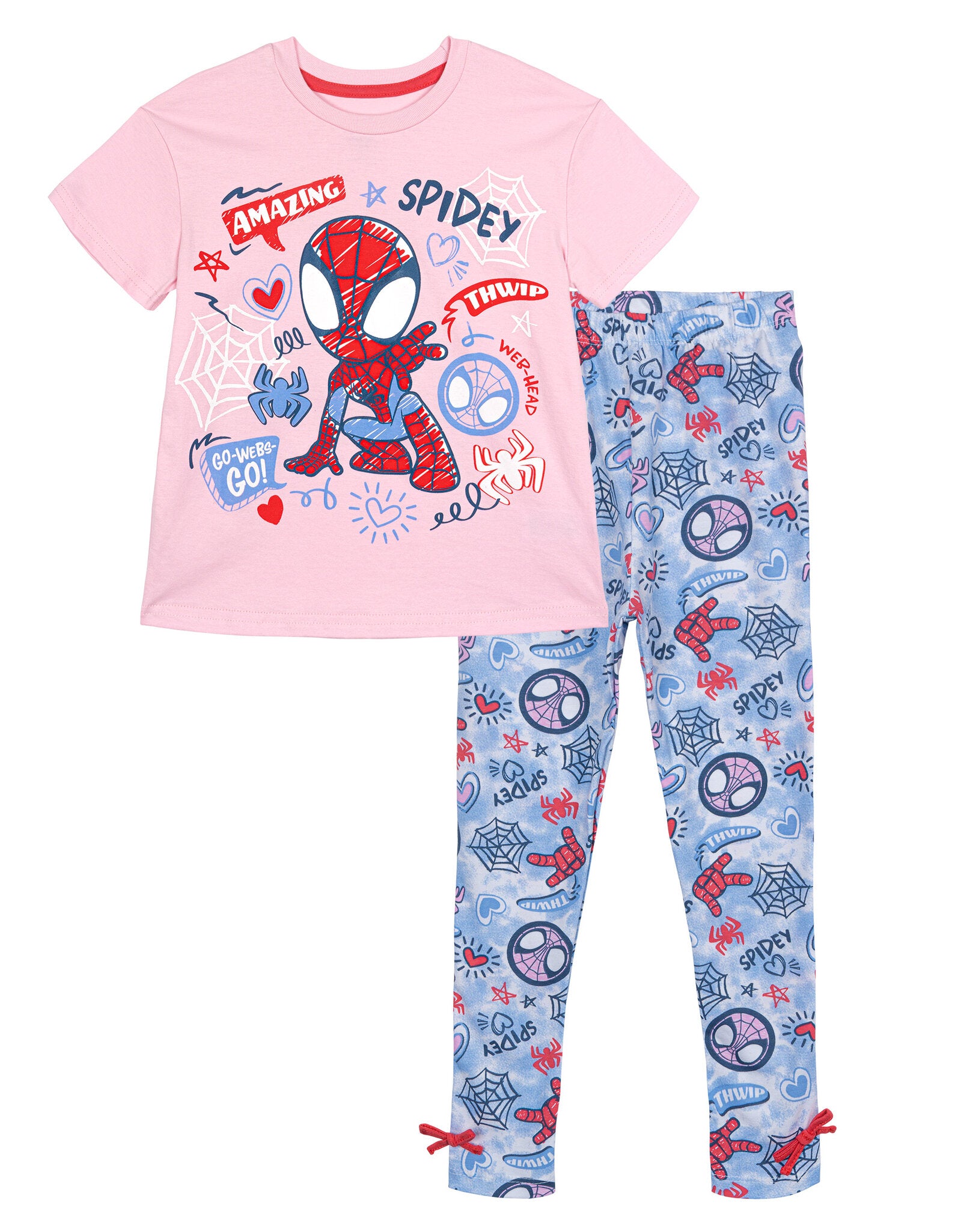 Spidey and His Amazing Friends Spider-Man T-Shirt and Leggings Outfit ...