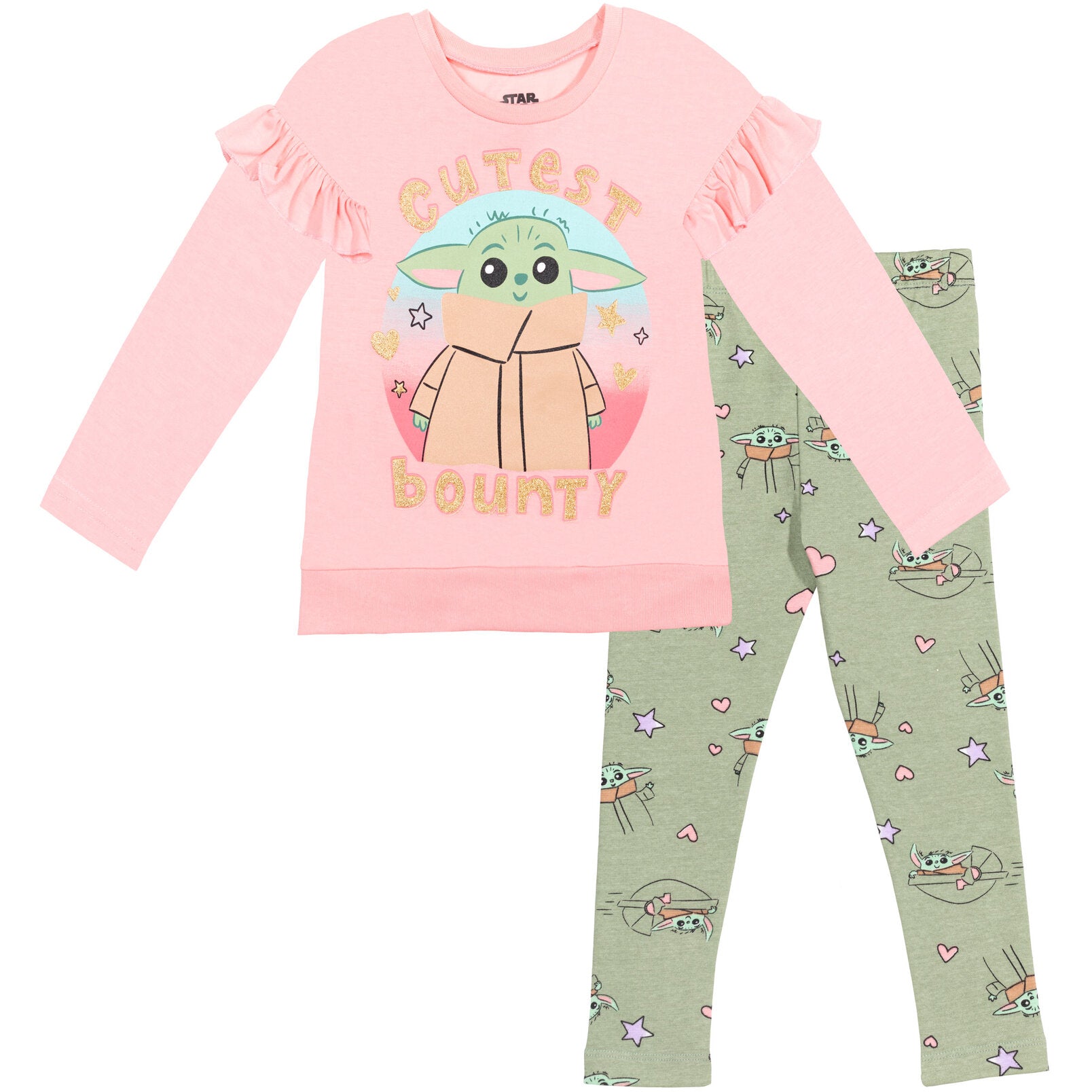 Star Wars Baby Yoda T-Shirt and Leggings Outfit Set | imagikids Baby ...