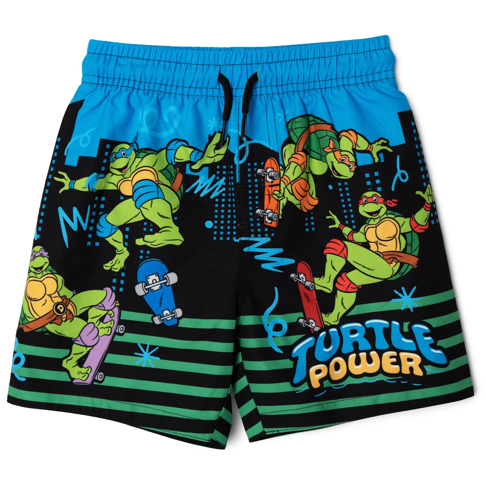 Teenage Mutant Ninja Turtles Swim Trunks Bathing Suit UPF 50+ | FREE ...