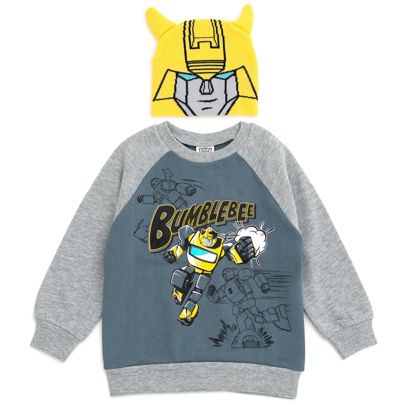 Transformers Bumblebee Fleece Sweatshirt and Cosplay Costume Hat | FREE ...