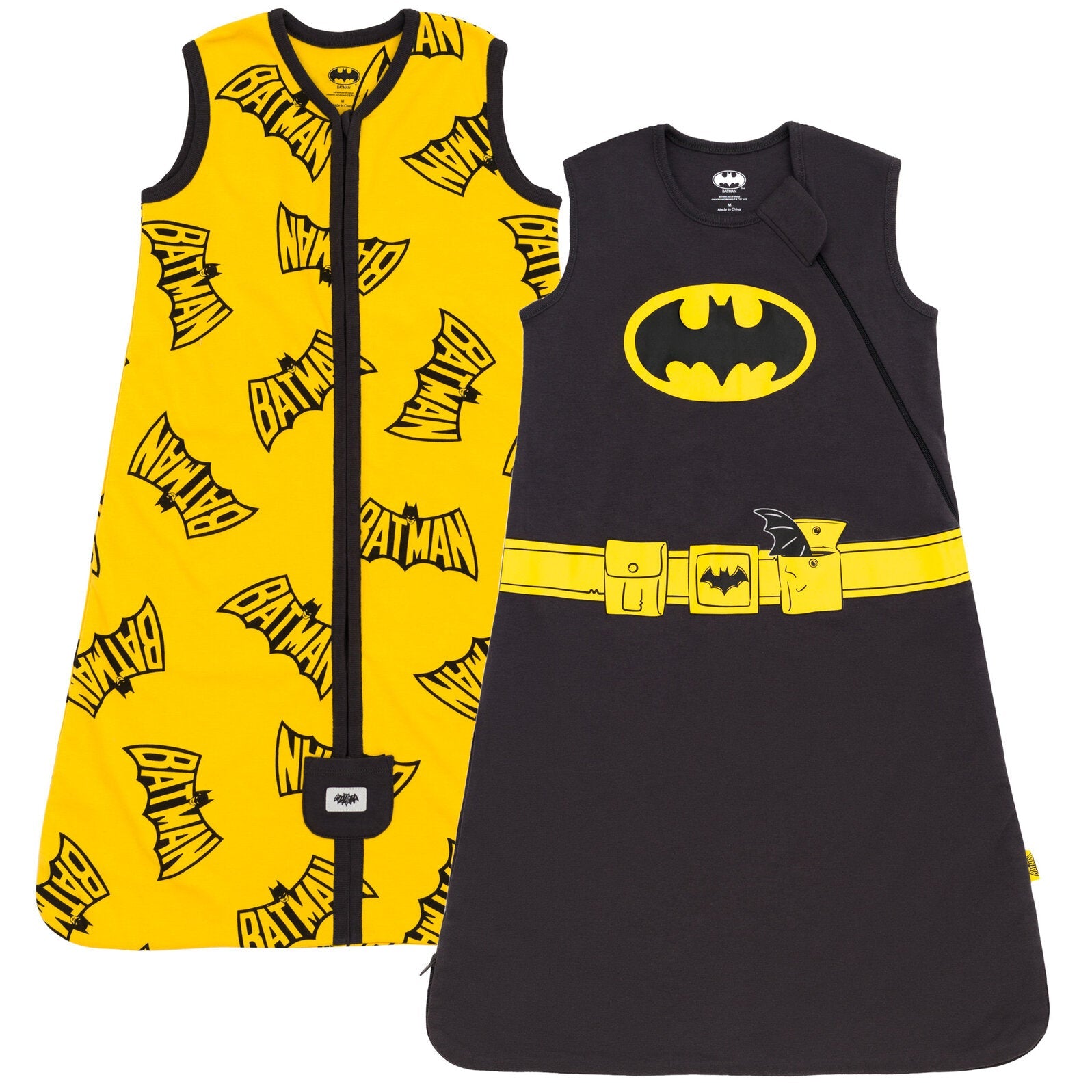 DC Comics Batman 2 Pack Zip Up Sleep Sacks | imagikids Baby and Kids ...