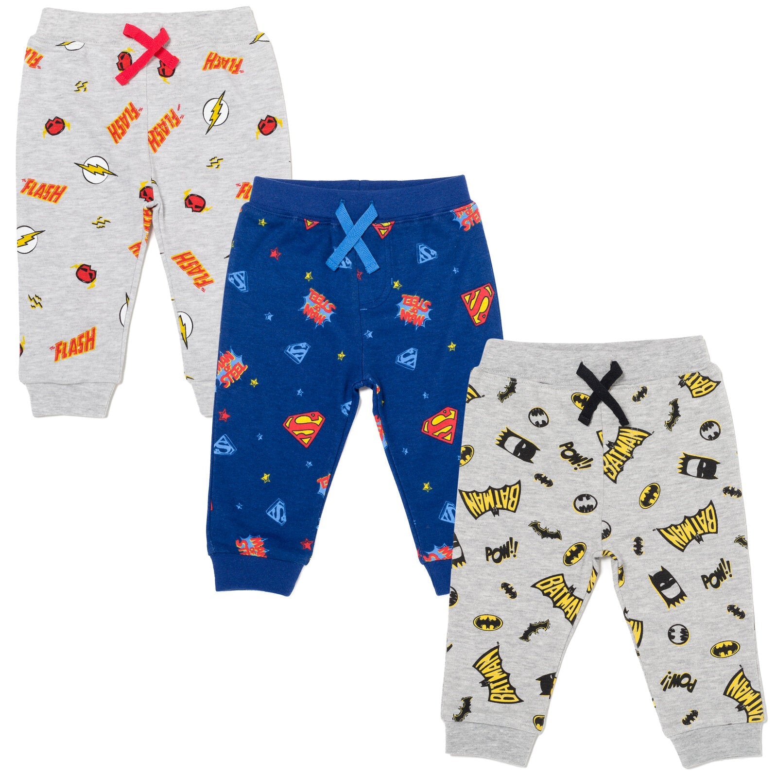 DC Comics Justice League 3 Pack Jogger Pants | imagikids Baby and Kids ...