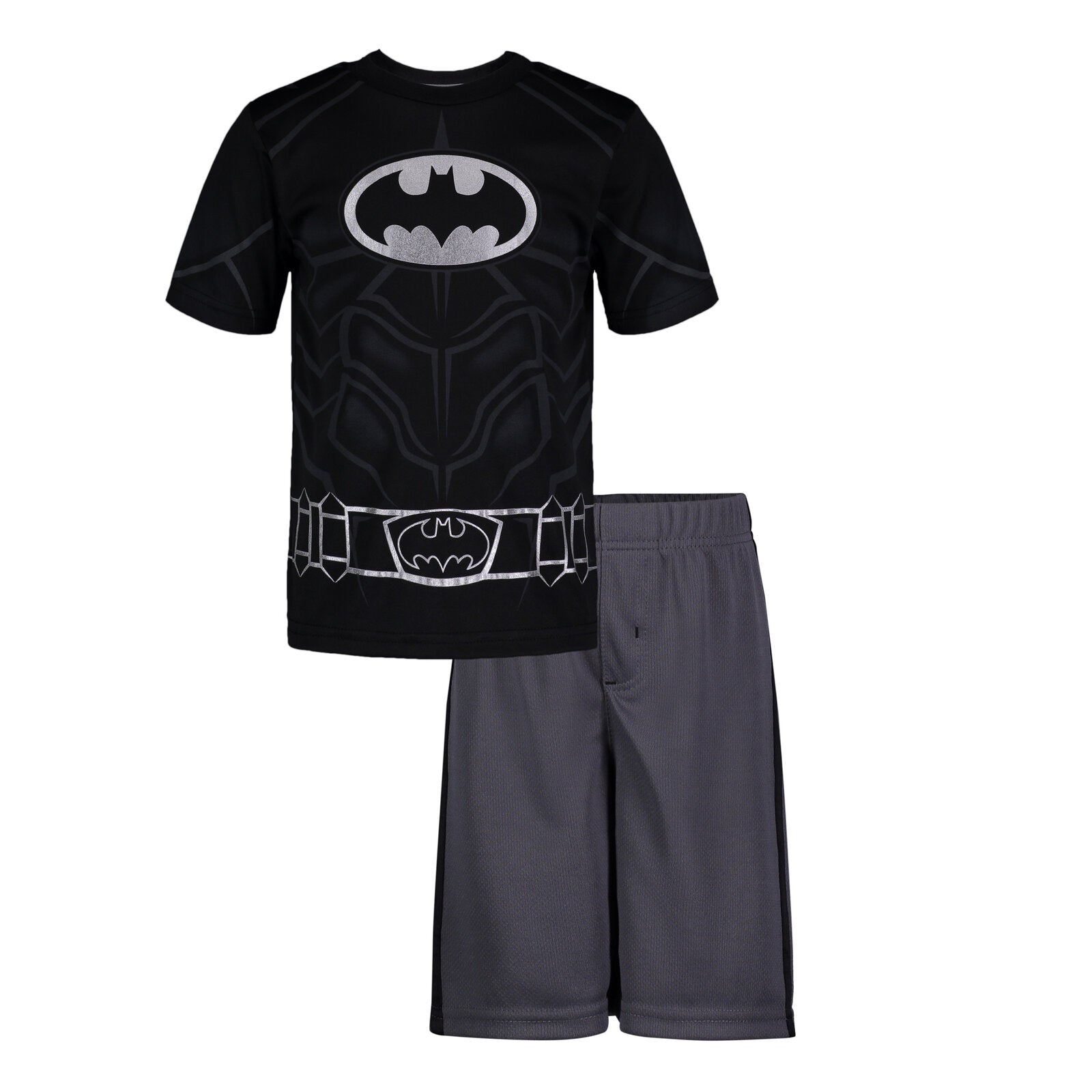 DC Comics Justice League Batman T-Shirt and Mesh Shorts Outfit Set ...