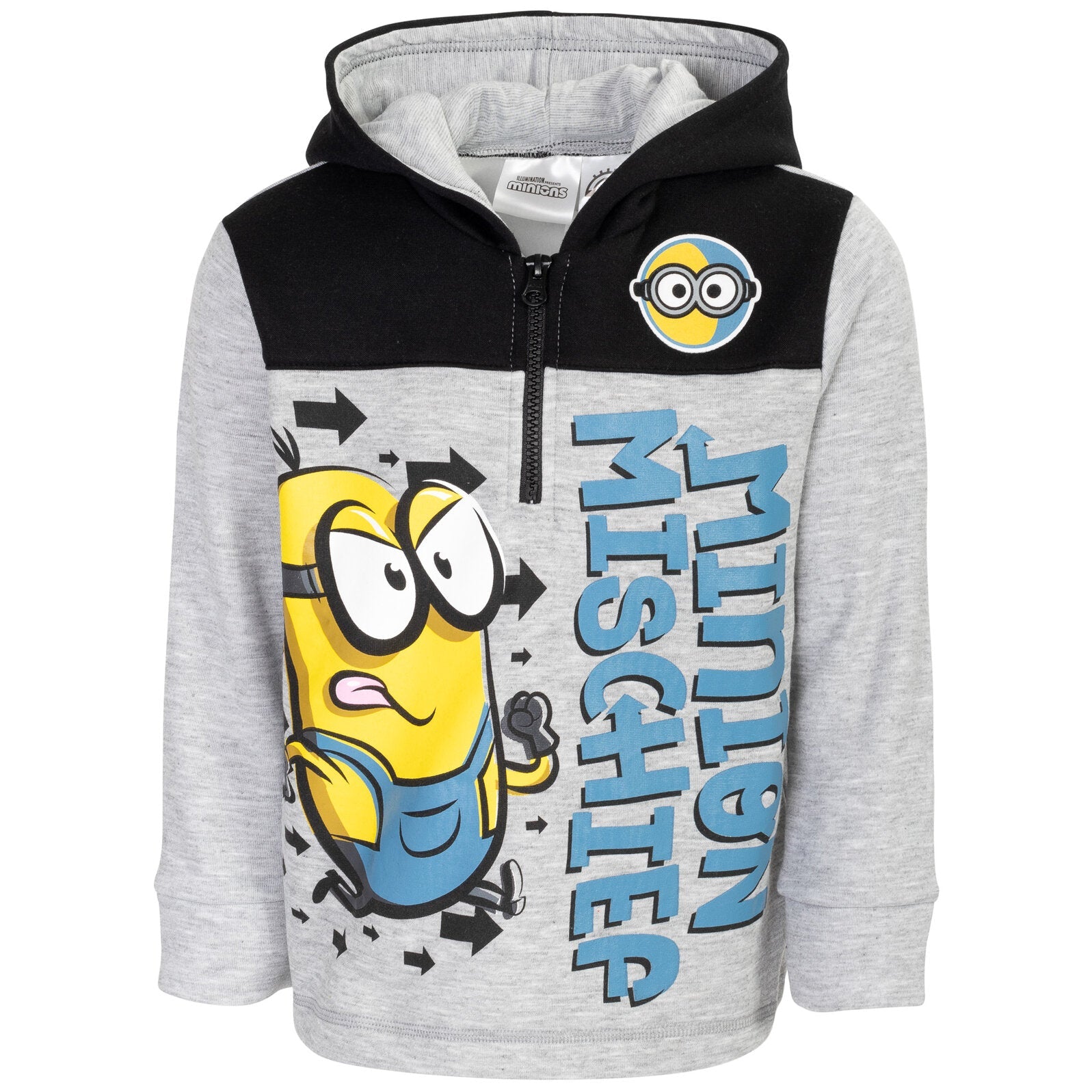 Despicable Me Minions Fleece Half Zip Hoodie | imagikids Baby and Kids ...
