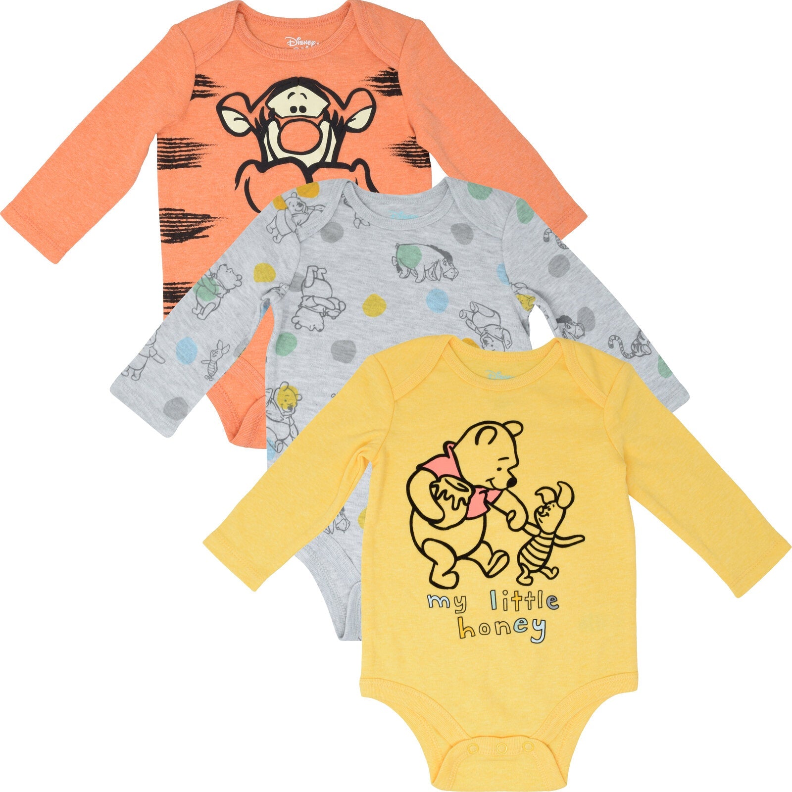 Disney Winnie the Pooh 3 Pack Bodysuits | imagikids Baby and Kids Clothing