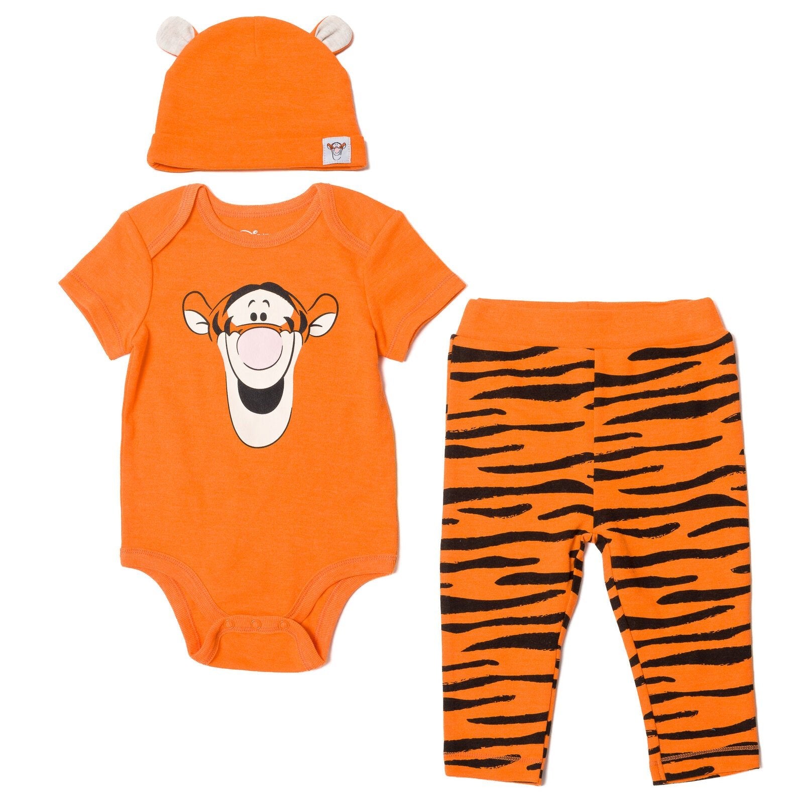 Disney Winnie the Pooh Tigger Cosplay Bodysuit Pants and Hat 3 Piece ...