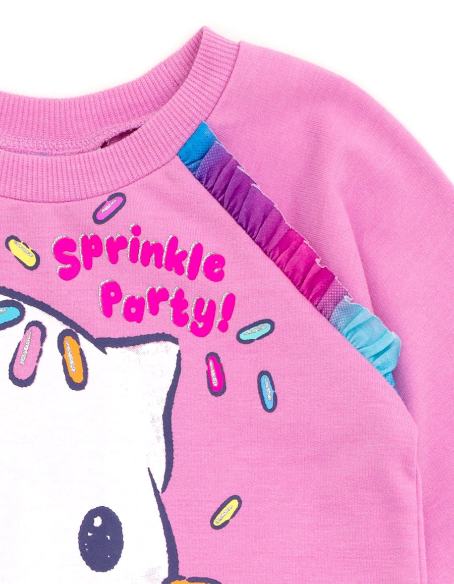 Dreamworks Gabby's Dollhouse Pandy Paws Cakey Cat Girls French Terry ...