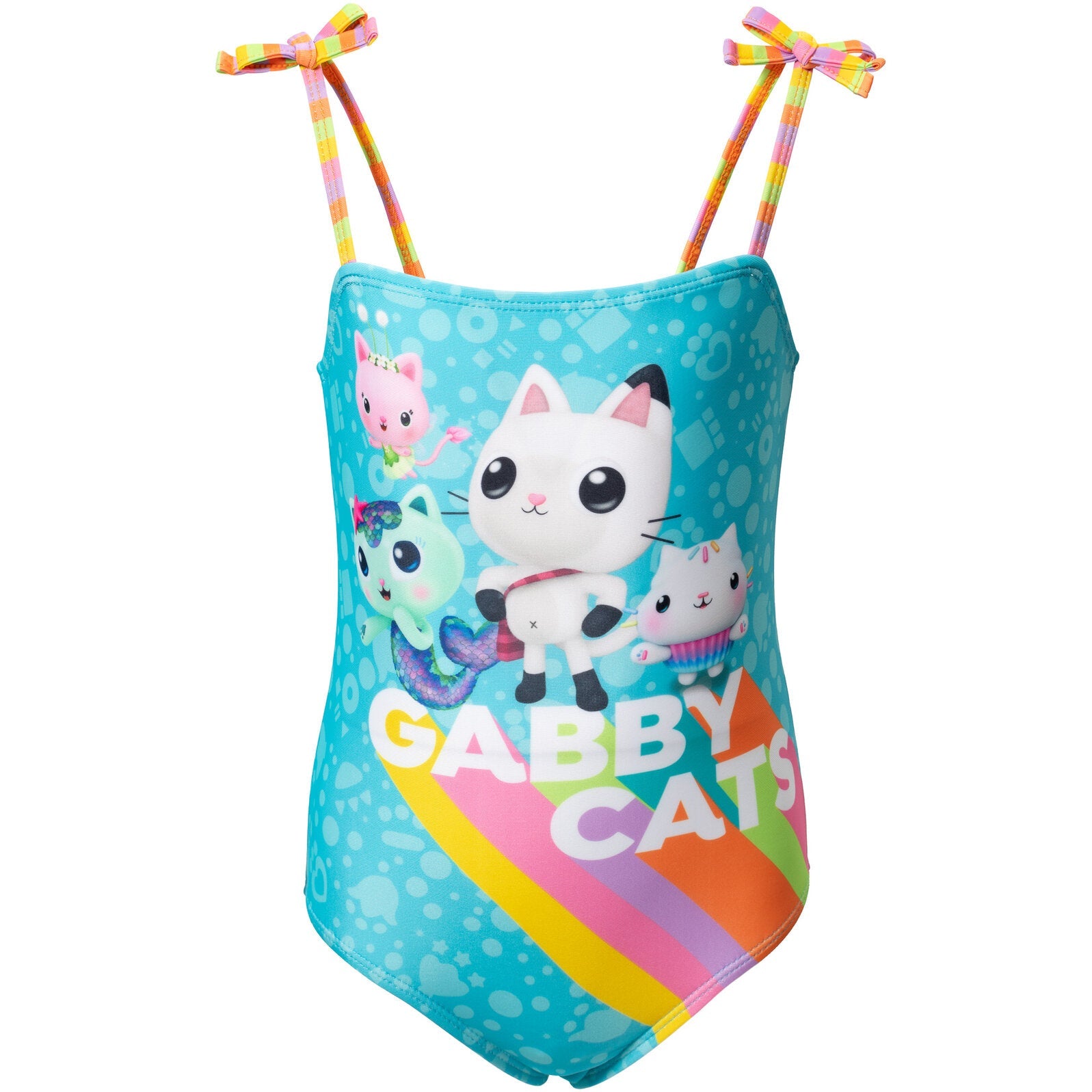 Dreamworks Gabby's Dollhouse Pandy Paws UPF 50+ One Piece Bathing Suit ...